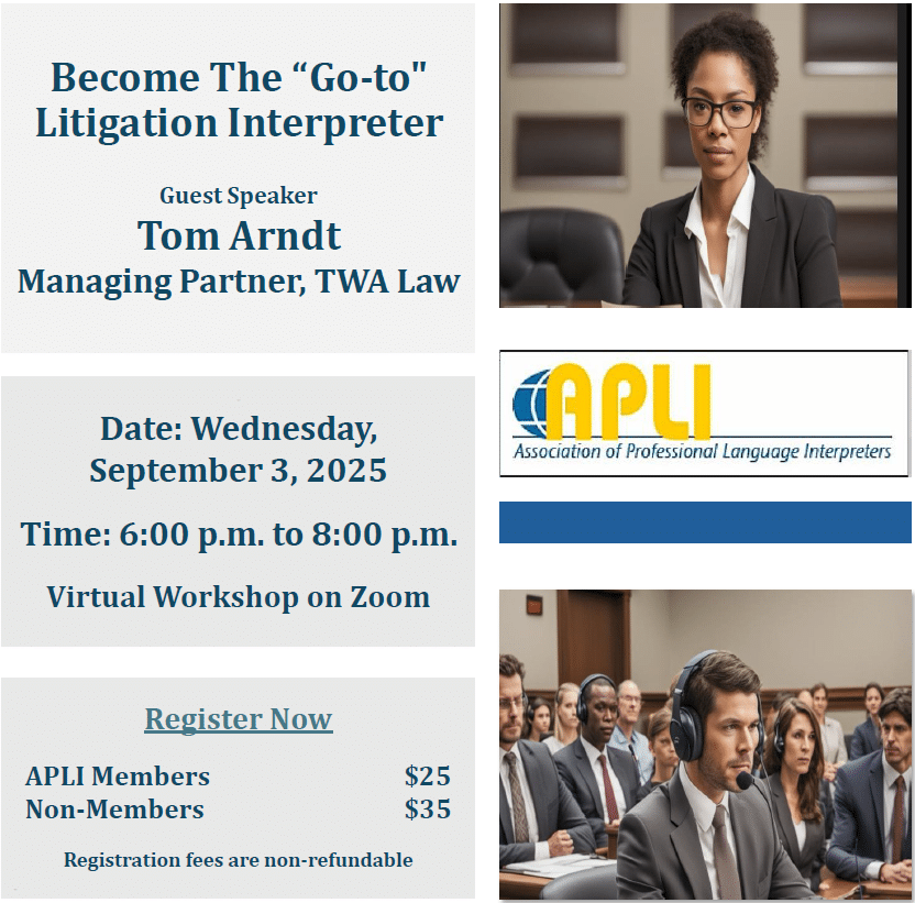 APLI Canada - Association of Professional Language Interpreters